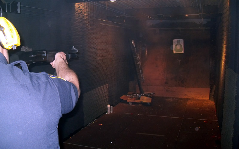 On site firing range for law enforcement training MA and NH